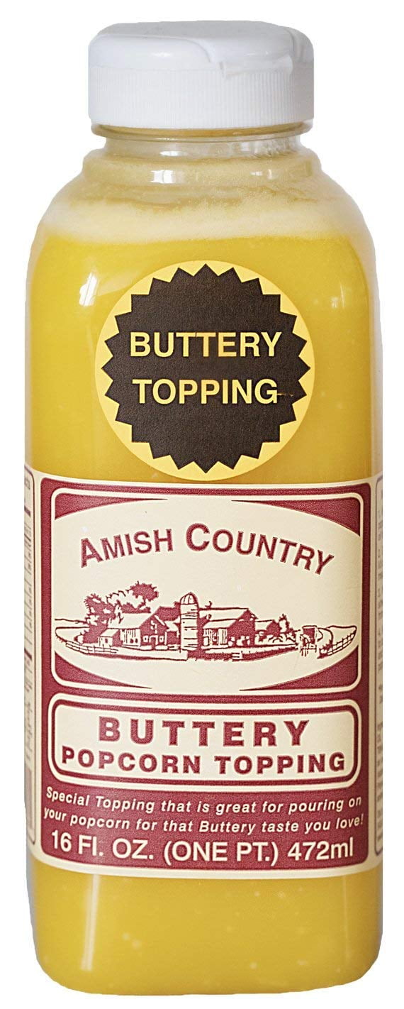 Amish Country Buttery Popcorn Topping 16oz - Walmart.com