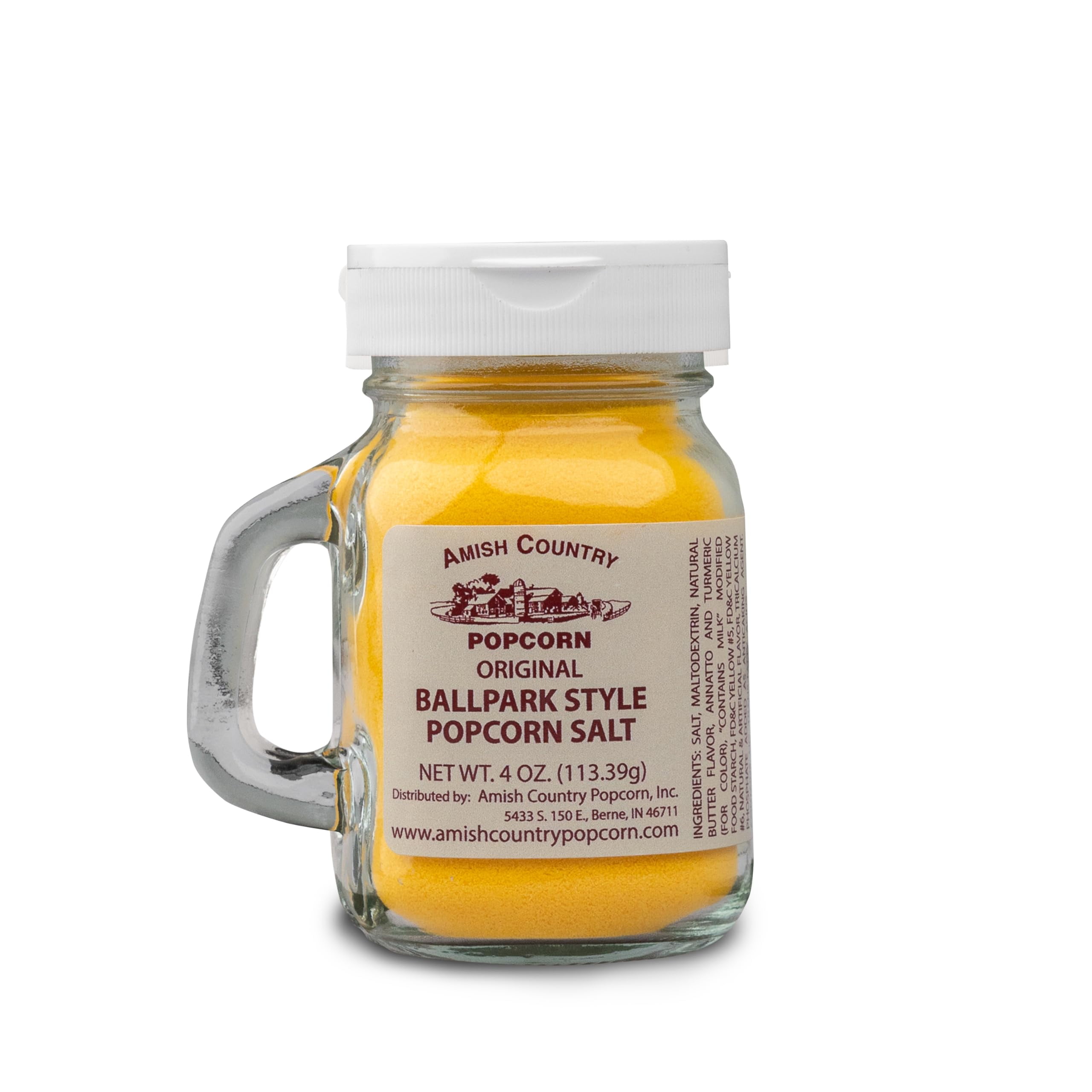 Amish Country Popcorn | IRF13 Ballpark ButterSalt Popcorn Salt - 4 oz ...