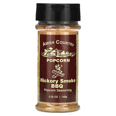 Amish Country Popcorn, Popcorn Seasoning, Hickory Smoke BBQ , 5.25 oz ...