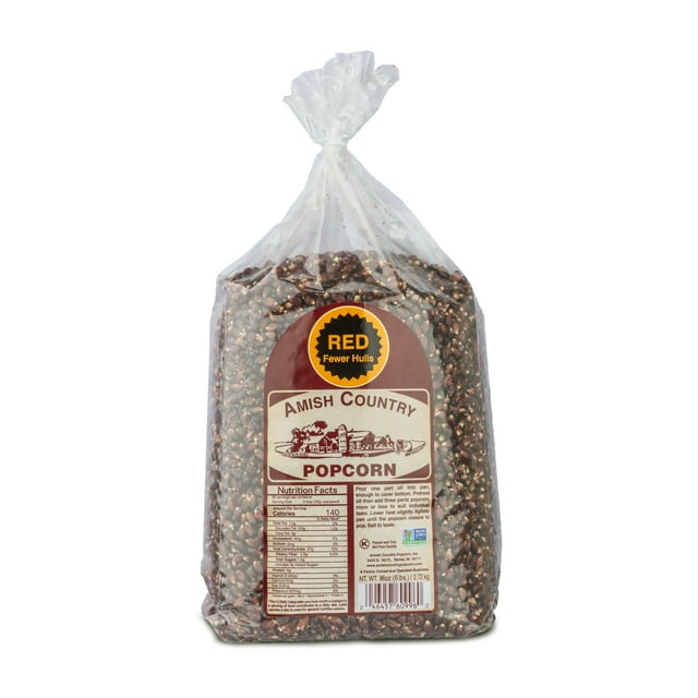 Amish Country Popcorn | SAF21 6 lbs Bag | Red Popcorn Kernels | Old ...