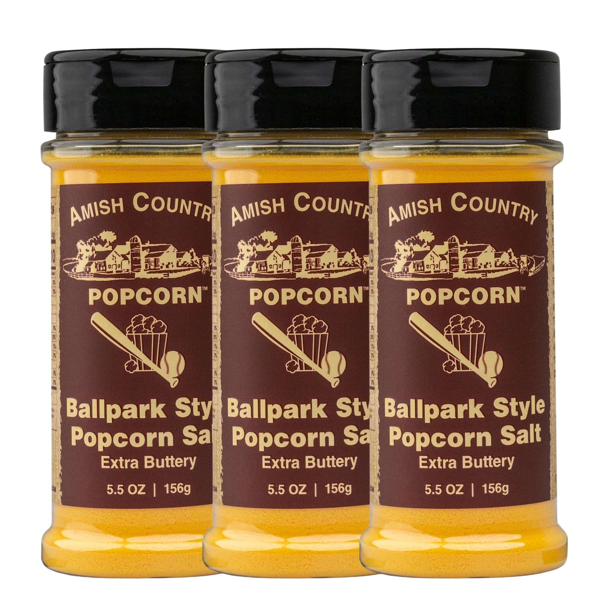 Amish Country Popcorn | XEF1 Ballpark ButterSalt Popcorn Salt - 3-5.5 ...