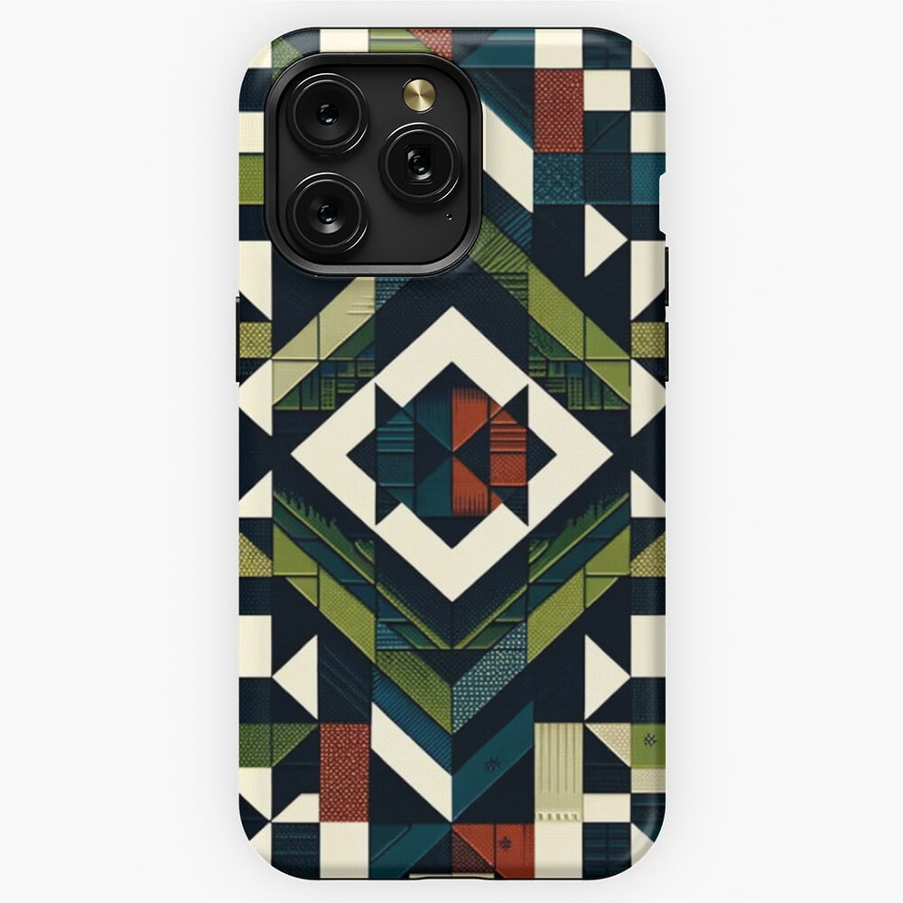 Amish Country Quilt Pattern Cozy Vintage Gift iPhone Case 17 16 15 14 ...