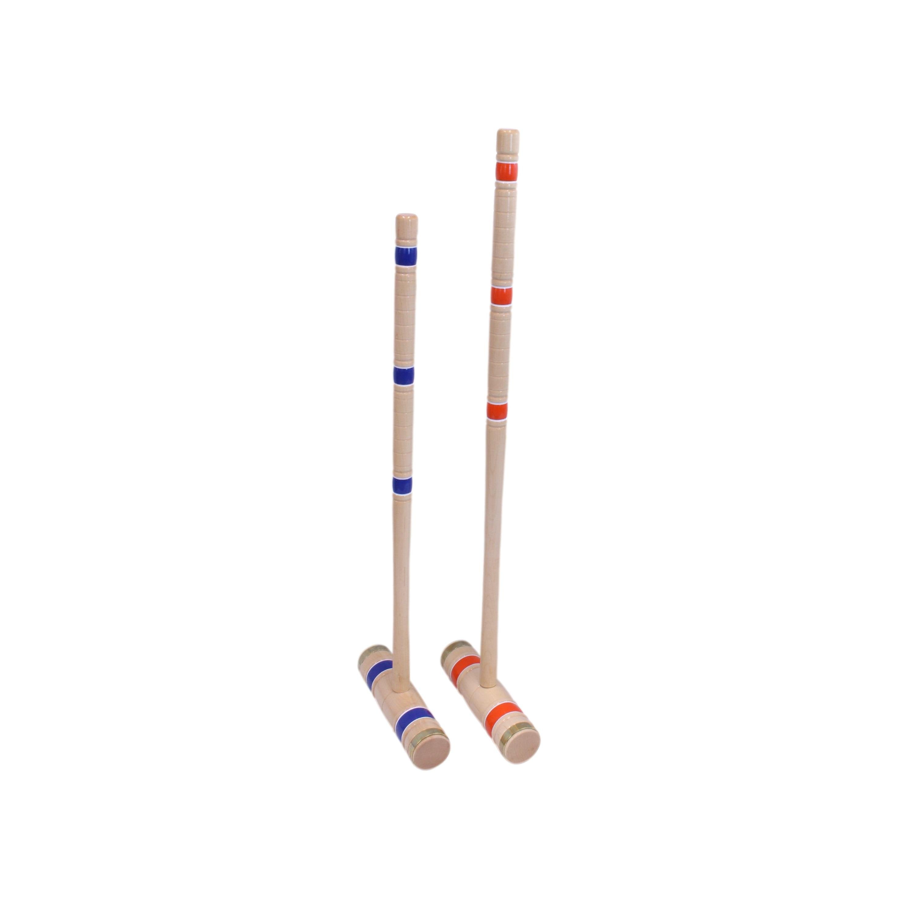 Amish-Crafted Deluxe Maple-Wood Croquet Game Set, 6 Player Three 28 ...