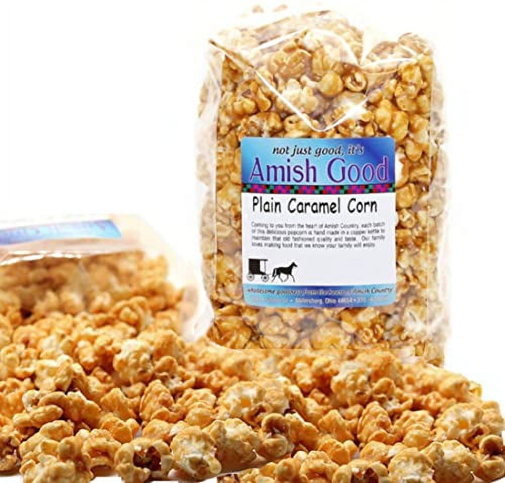 Amish Good 10 oz Caramel Popcorn Handmade Gourmet Popcorn Our Copper ...
