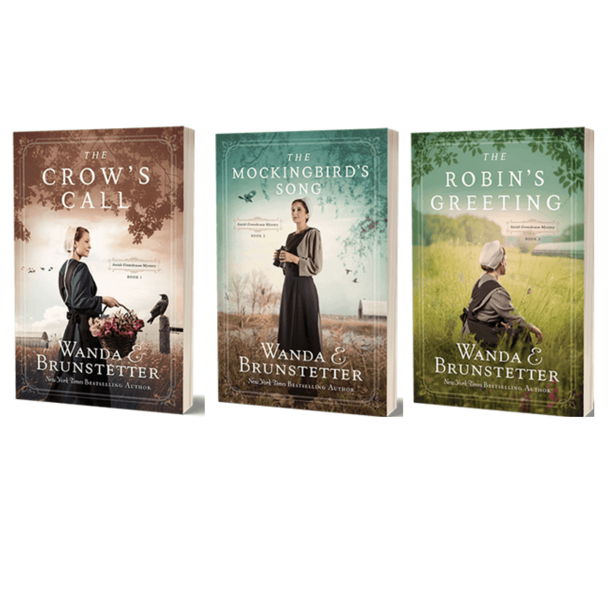 Amish Greenhouse Mystery Series Books 1-3 : The Crow’s Call; The ...