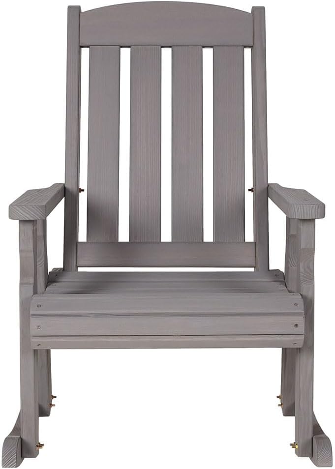 Amish Heavy Duty 600 Lb Mission Pressure Treated Rocking Chair (Semi ...