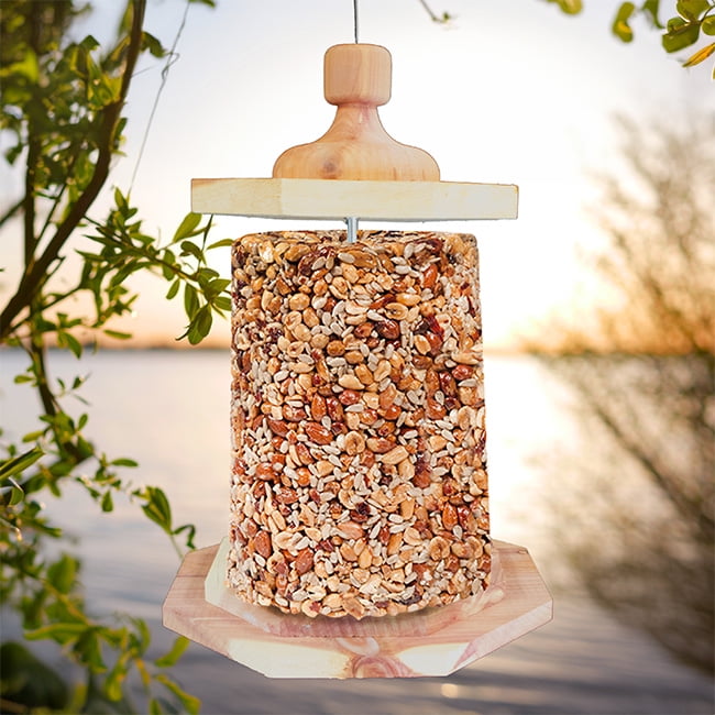 Amish Made Cedar Stacker Bird Feeder - Walmart.com
