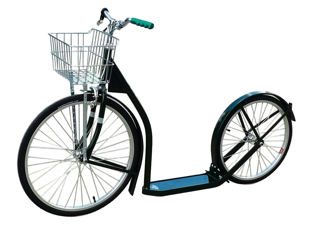 Amish-Made Deluxe Kick Scooter Bike, 24" Front Wheel 20" Rear Wheel ...