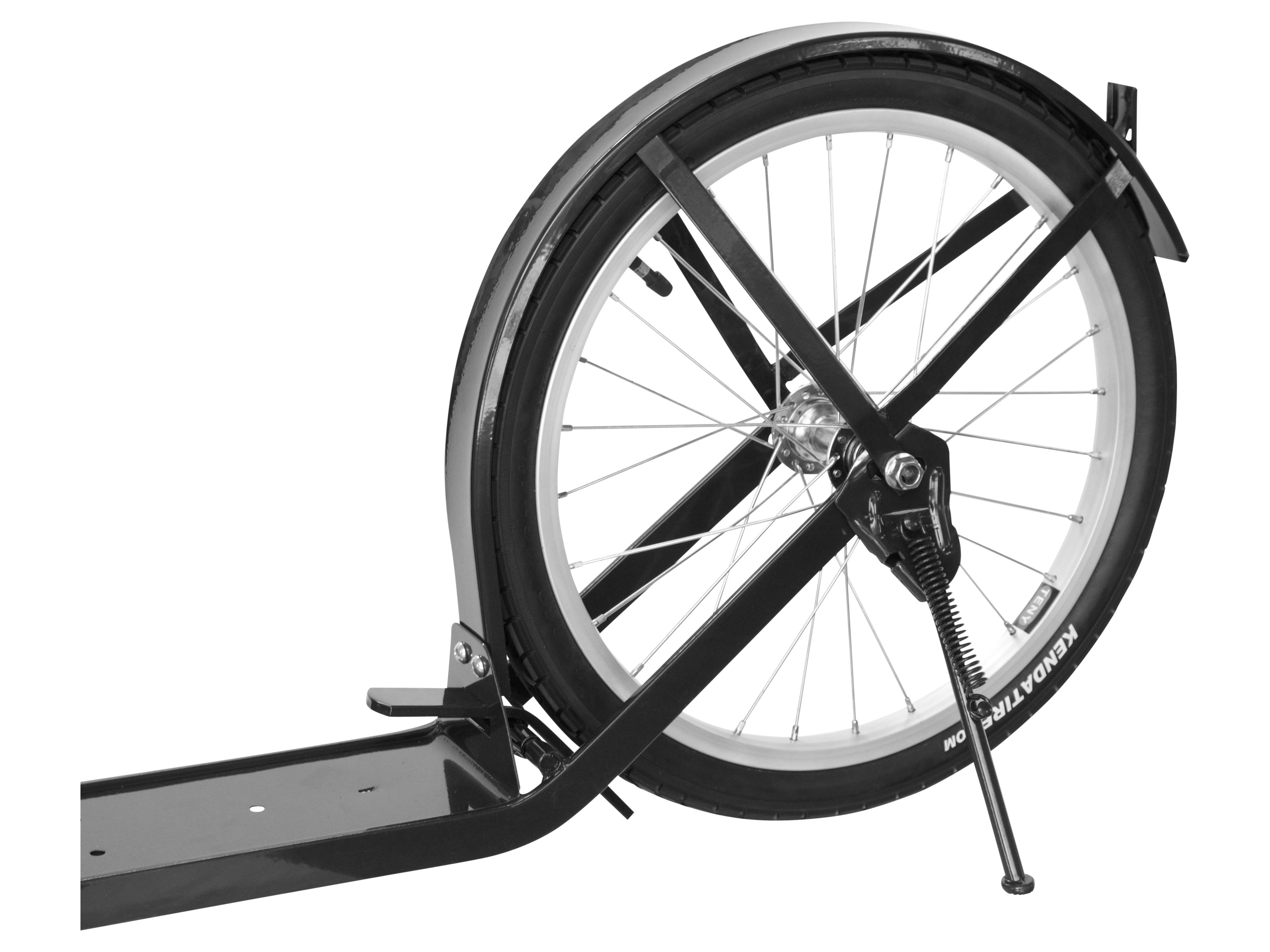 Amish-Made Deluxe Kick Scooter Bike - Model 2060 - Youth/Adult Size Kickstand Included, Aqua ...