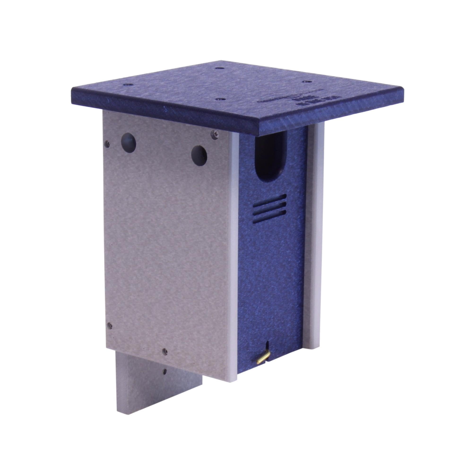 Amish-Made Post-Mount Bluebird House, Eco-Friendly Poly Lumber, Patriot ...