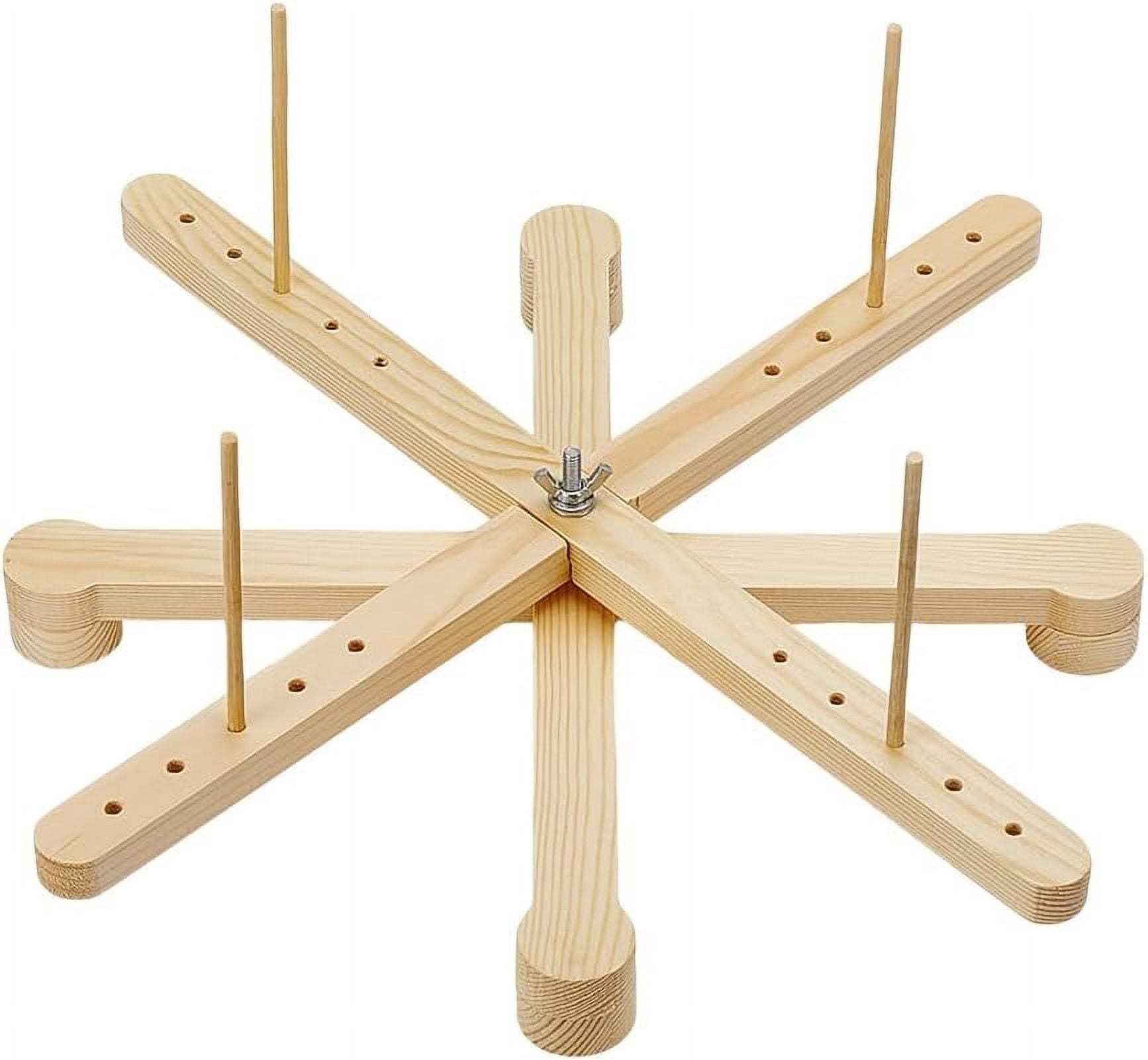 Amish Style Yarn Swift Winder Portable Wooden Yarn Swift Desktop ...