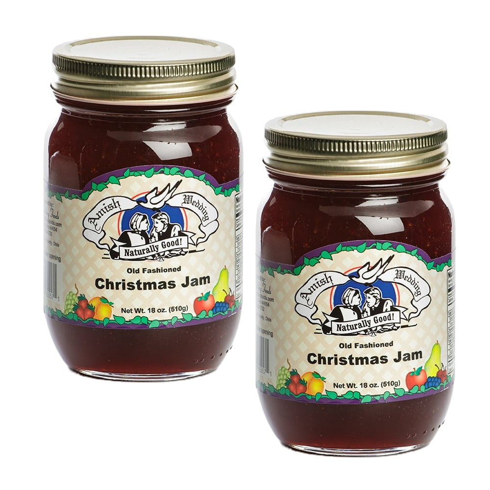 Amish Wedding Christmas Jam, Made with Strawberry and Cranberry, No ...