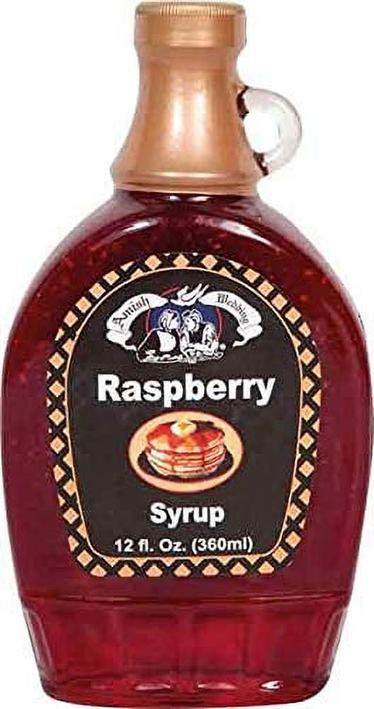 Amish Wedding Foods Red Raspberry Pancake & Waffle Syrup, 2-Pack 12 fl ...