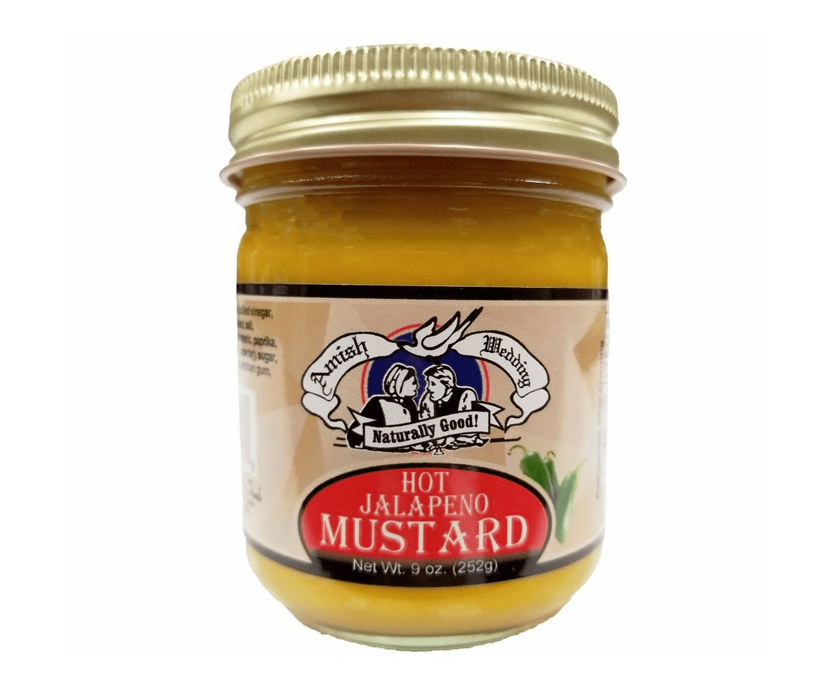 Amish Wedding Hot Jalapeno Mustard, 2-Pack 9 Ounce Jars - Walmart.com