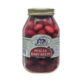 Troyer Amish Wedding Pickled Baby Beets, Ready to Eat, Glass Jar, 32 Oz ...