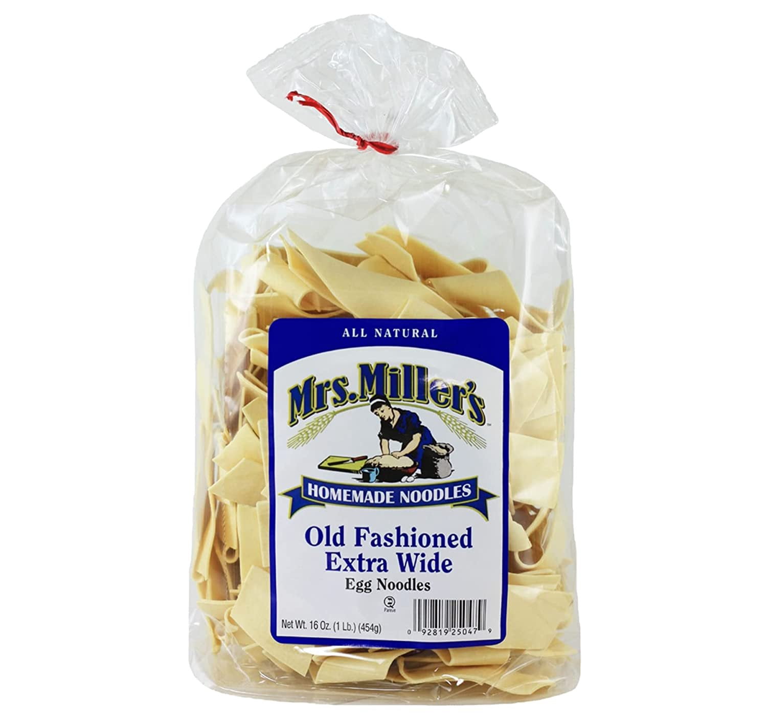 AmishTastes Mrs. Miller's Old-Fashioned Extra Wide Noodles, 16 Oz. Pack ...