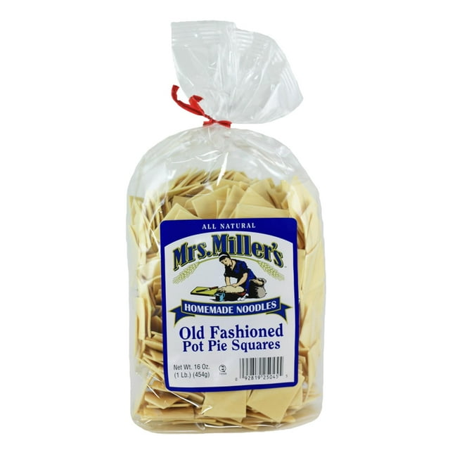 AmishTastes Mrs. Miller's Old-Fashioned Regular 1" Pot Pie Squares, 16 ...