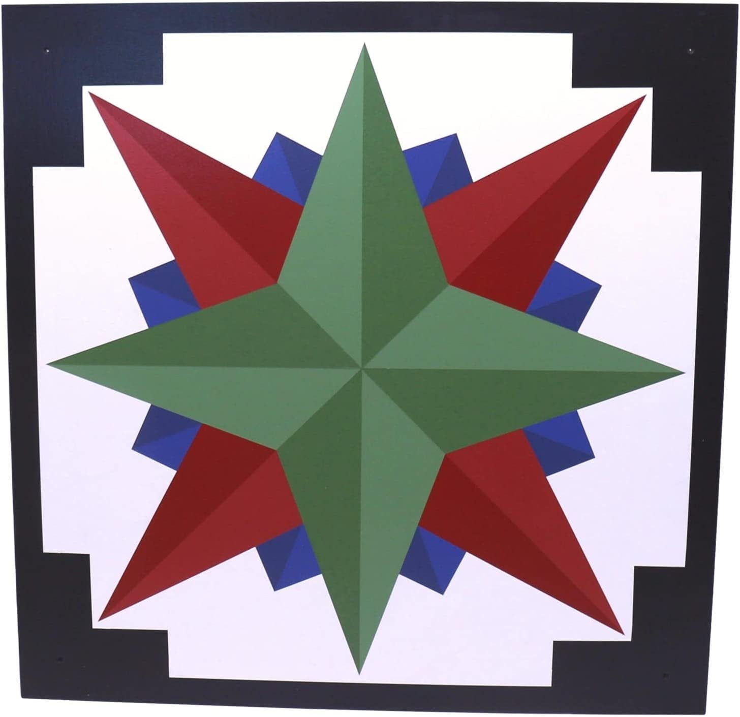 AmishToyBox.com Barn Quilt - Mariner's Compass "Sailor" Design ...