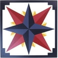 AmishToyBox.com Hand-Painted Barn Quilt - Mariner's Compass Golden ...