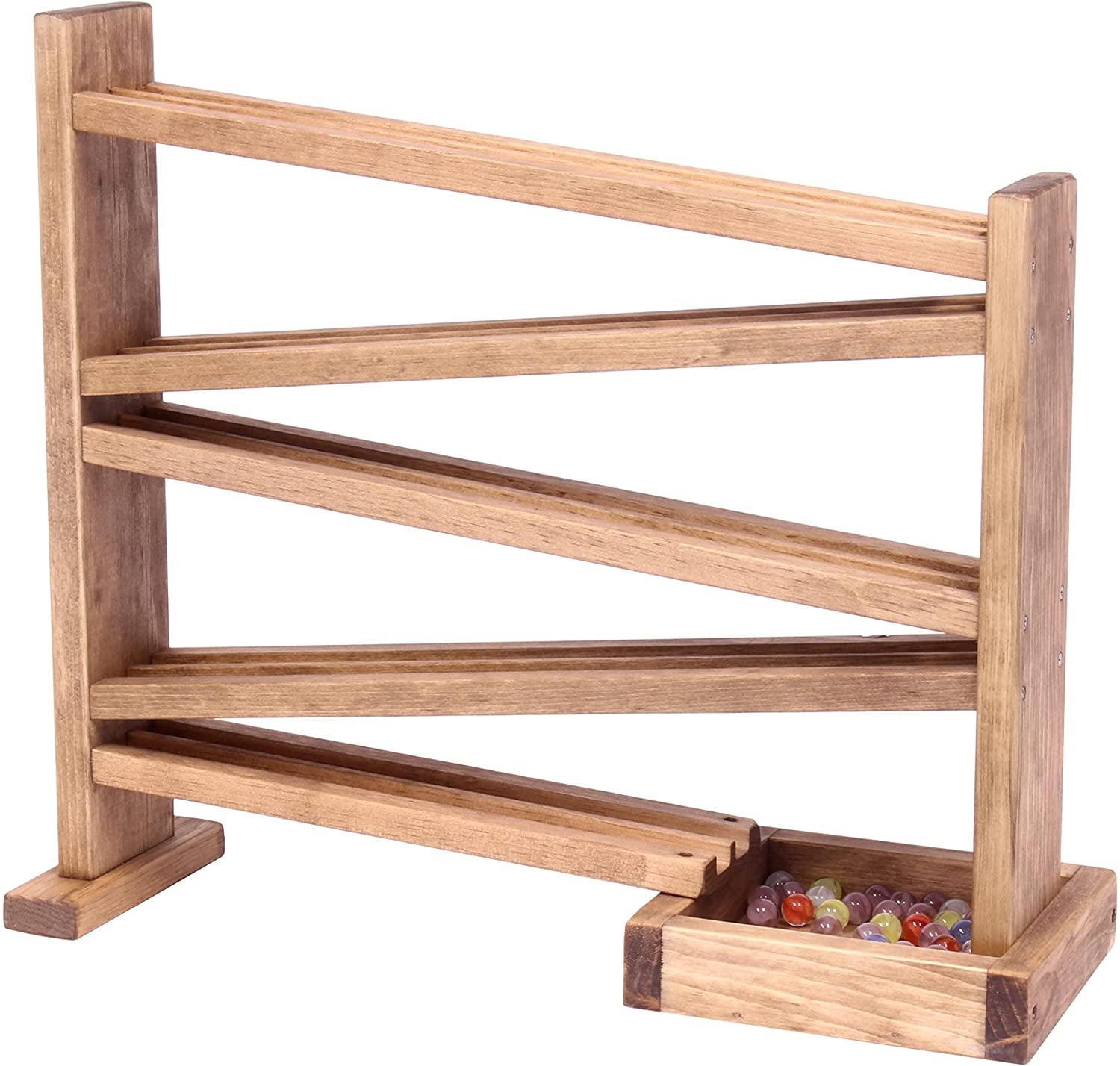 AmishToyBox.com Marble Roller Racetrack Wooden Toy - CPSIA-Approved ...
