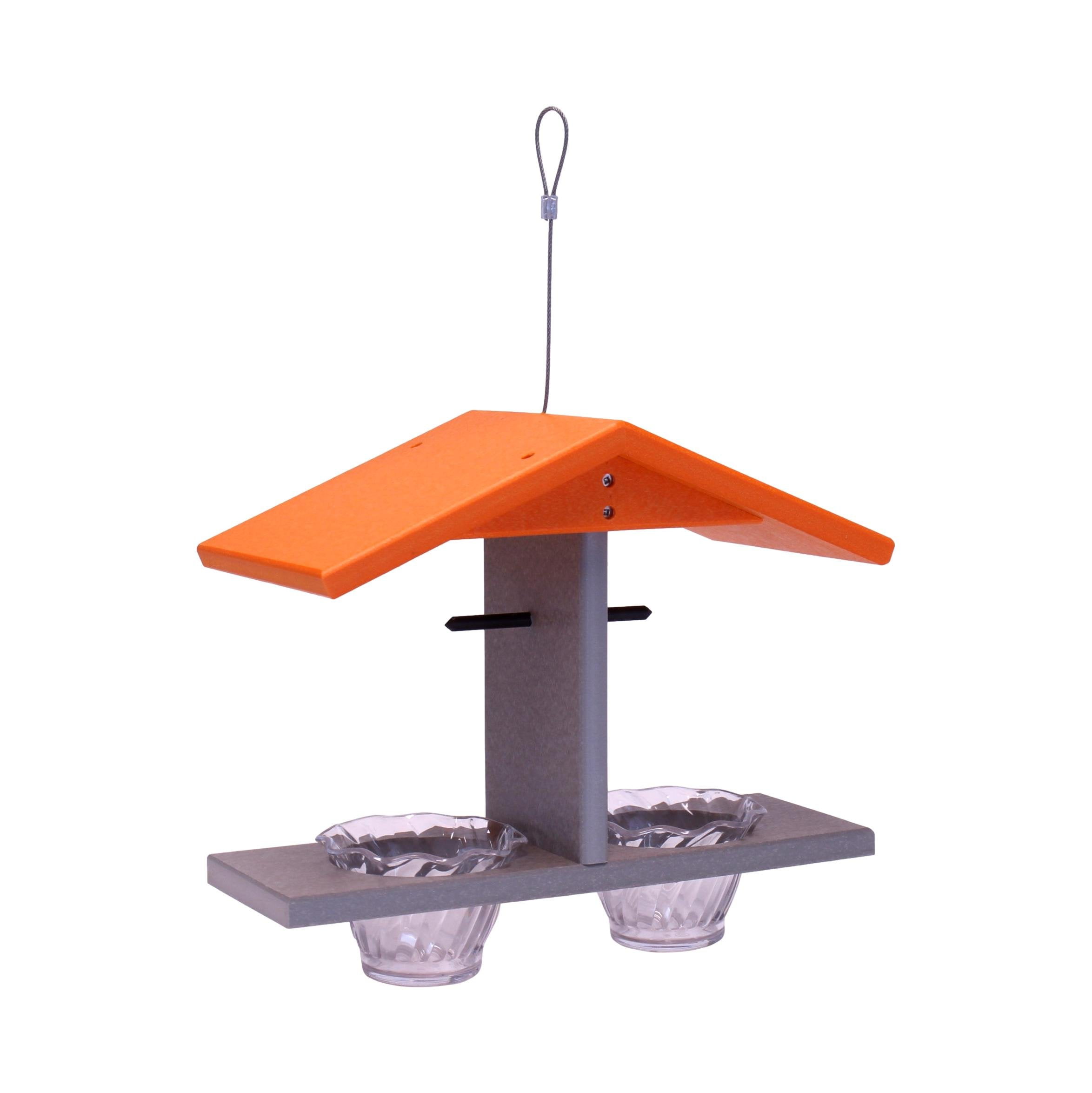 AmishToyBox.com Oriole Bird Feeder, Double-Cup Jelly Oriole Feeder with ...