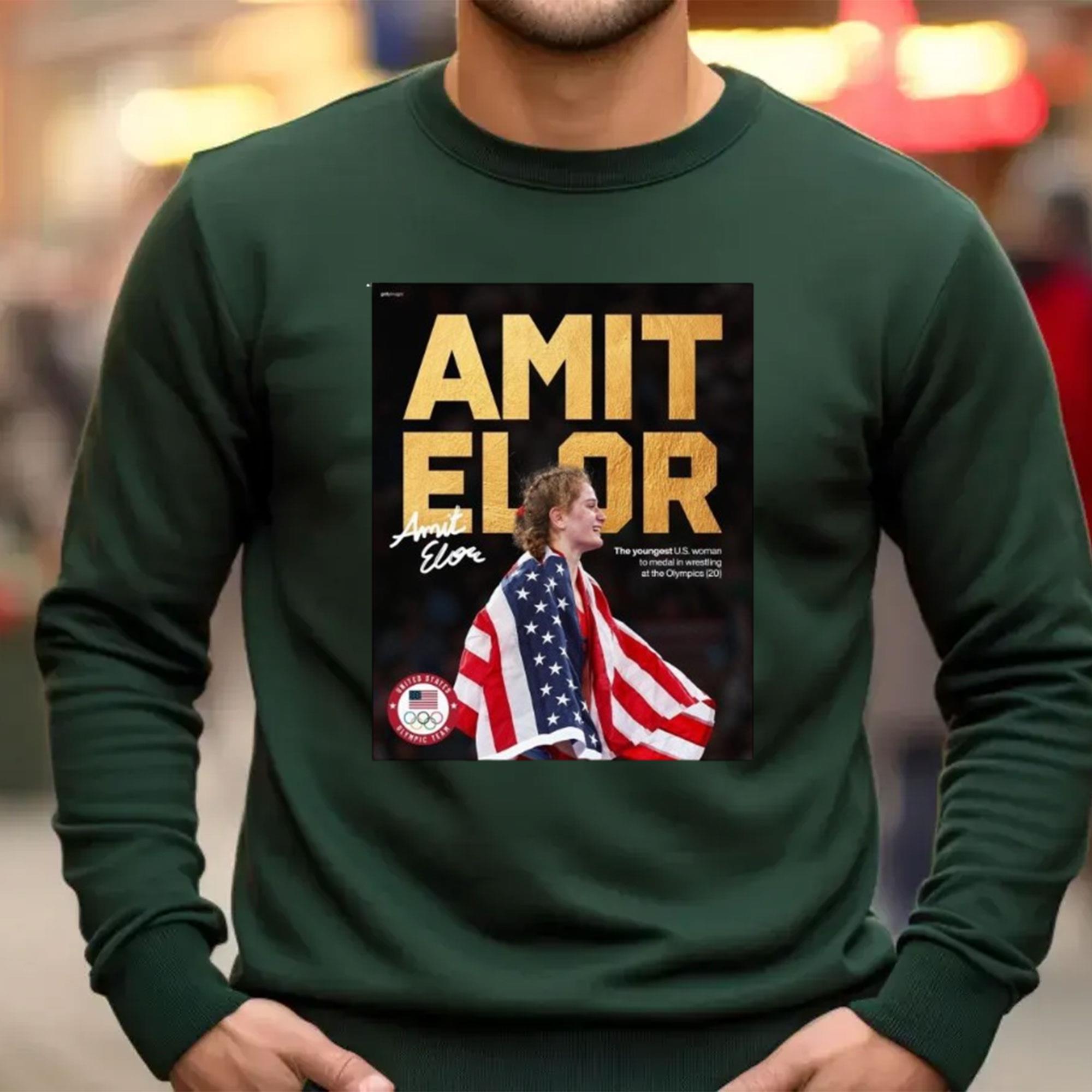 Amit Elor made history as the youngest American to win Olympic gold in ...