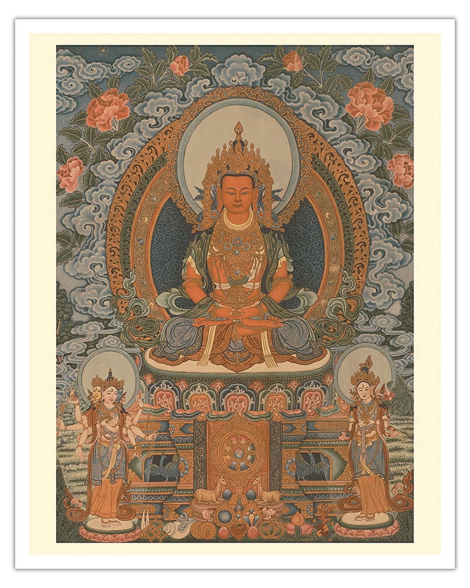 Amitayus (Amitabha) - Buddha of Limitless Life - Vintage Tibetan ...