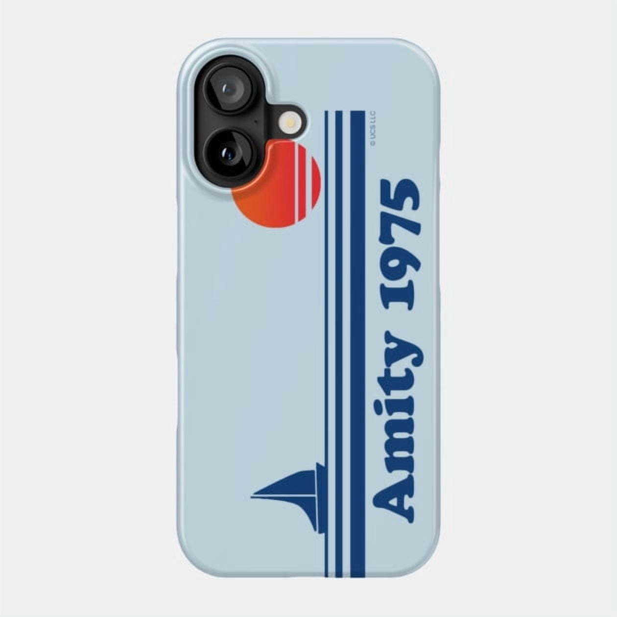 "Amity 1975" Jaws Movie Shark Attack Parody Graphic Case for Apple ...