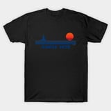 Amity 1975 Retro Summer Resort Beach Shark Horror Cinema Incident Logo ...