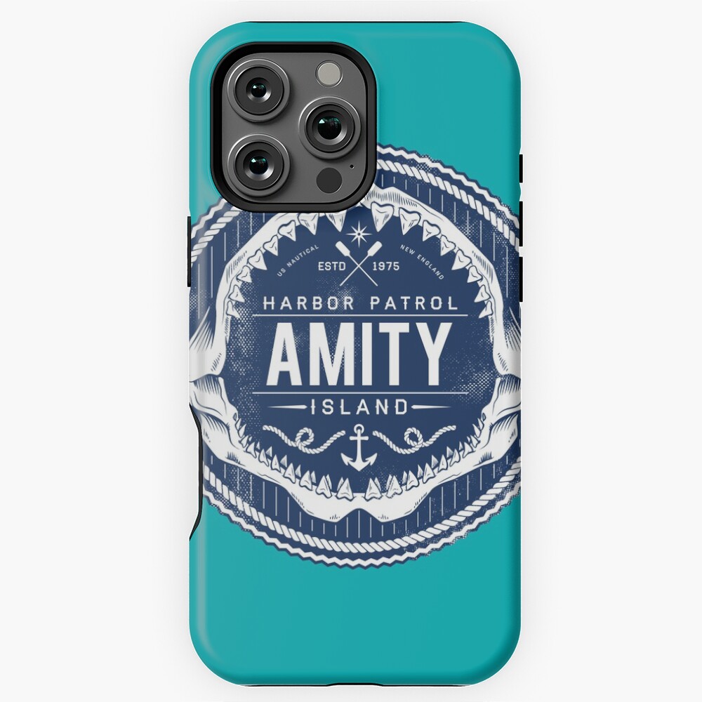 Amity Island Harbor Patrol Phone Case for iPhone 16 15 14 13 12 11 Pro ...