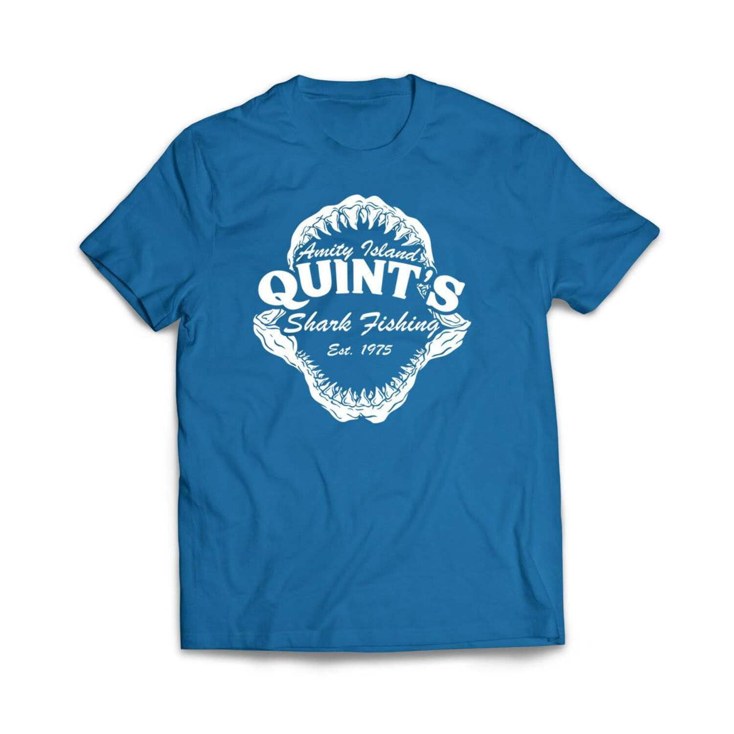 Amity Island - Quint's Shark Fishing - Jaws T-Shirt - Walmart.com