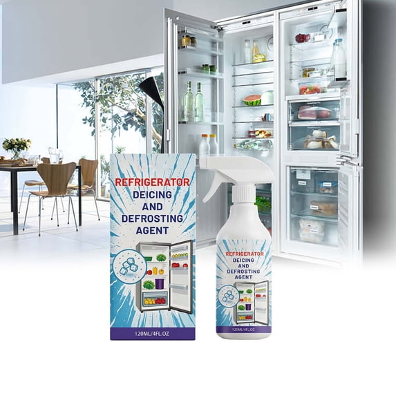 Amketima 120ml Refrigerator Deicing Spray Fast Ice Melting Defrosting ...