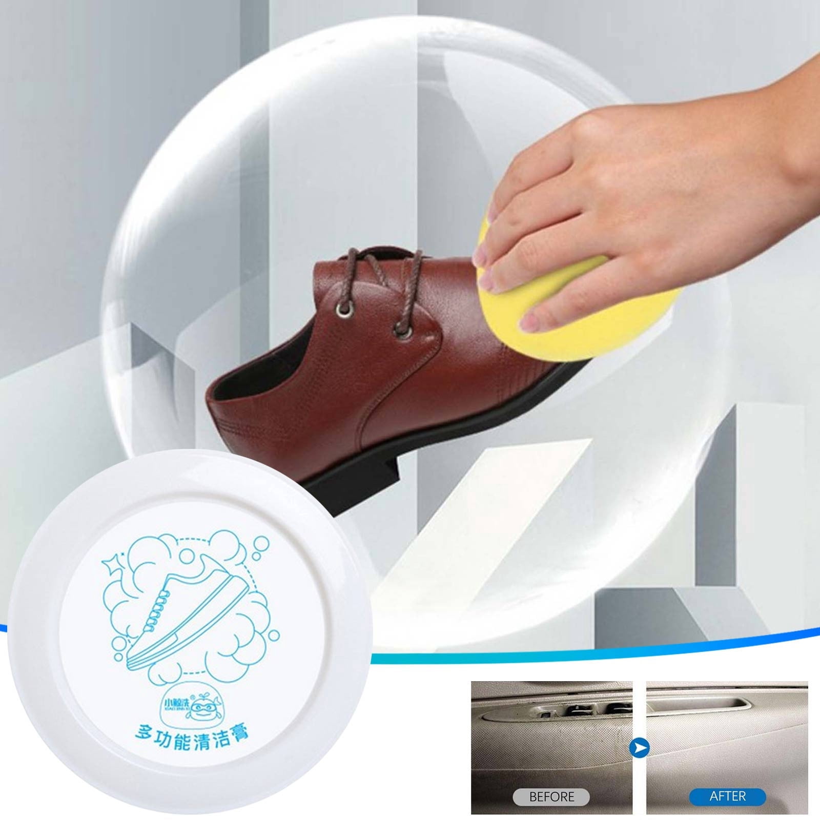 Amketima 150g Shoes Multifunctional Cleaning Cream Small White Shoe ...