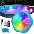 Amketima 20W Magnetic Suspension Pool Light Color Changing Underwater ...