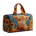 Amketima Cow Plaid Travel Bag Printed Overnight Duffle, Spacious Carry ...