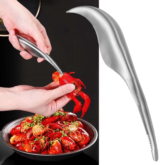 Amketima Crayfish Shelling Tool Stainless Steel Shrimp Peeler Multi ...