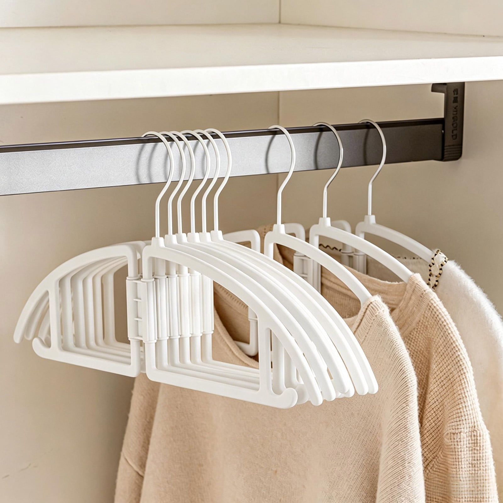 Amketima Foldable Clothes Hanger Non Marking Household Hanger,Thickened ...