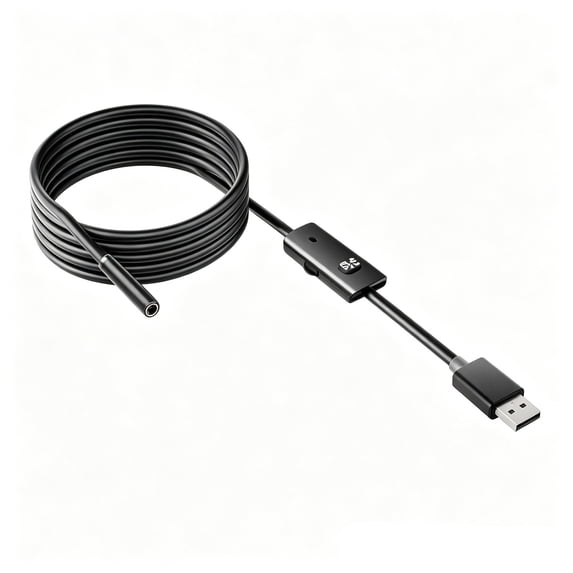Amketima HD 3 in 1 Borescope Inspection Camera Waterproof Industrial ...
