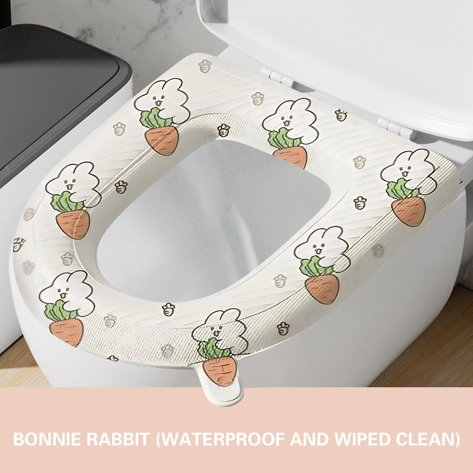 Amketima High Foam EVA Toilet Seat Cushion Universal Washable Non Slip ...