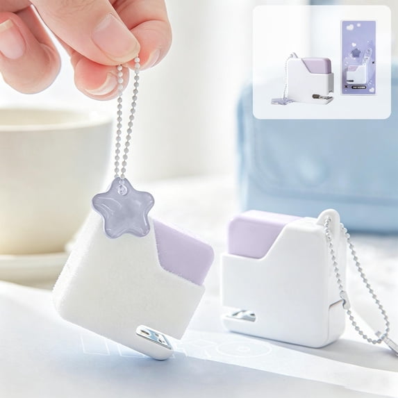 Amketima Mini Portable Stapler Set with Staples Cute Small Desktop ...