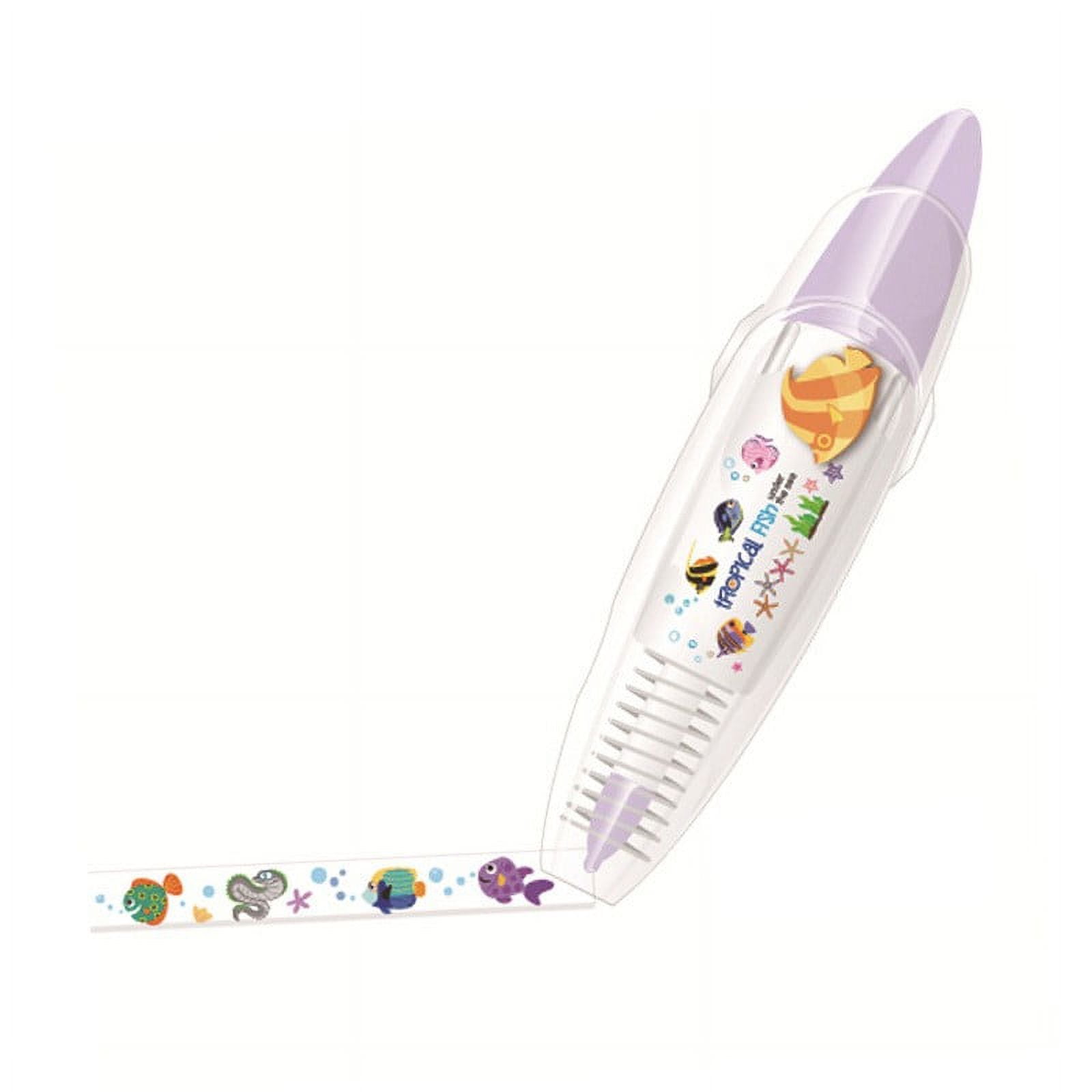 Amketima Press Type Decorative Tape Pen Cute Animal Pattern Craft for ...