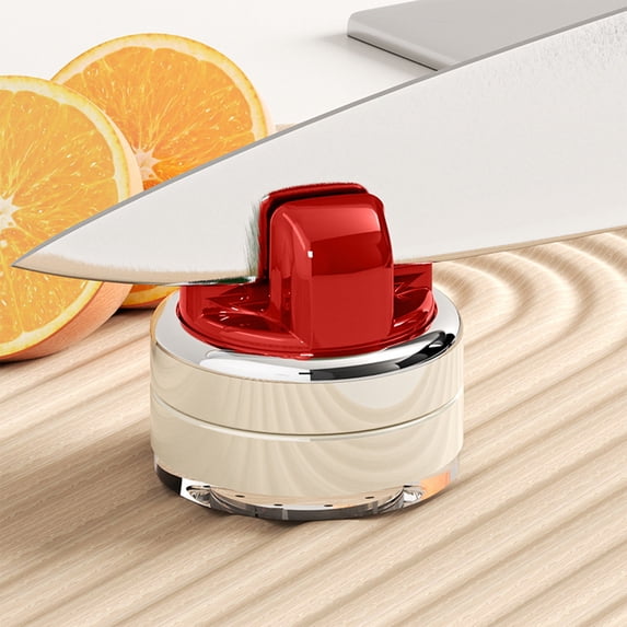 Amketima Suction Cup Knife Sharpener Double Side V Shaped Groove ...