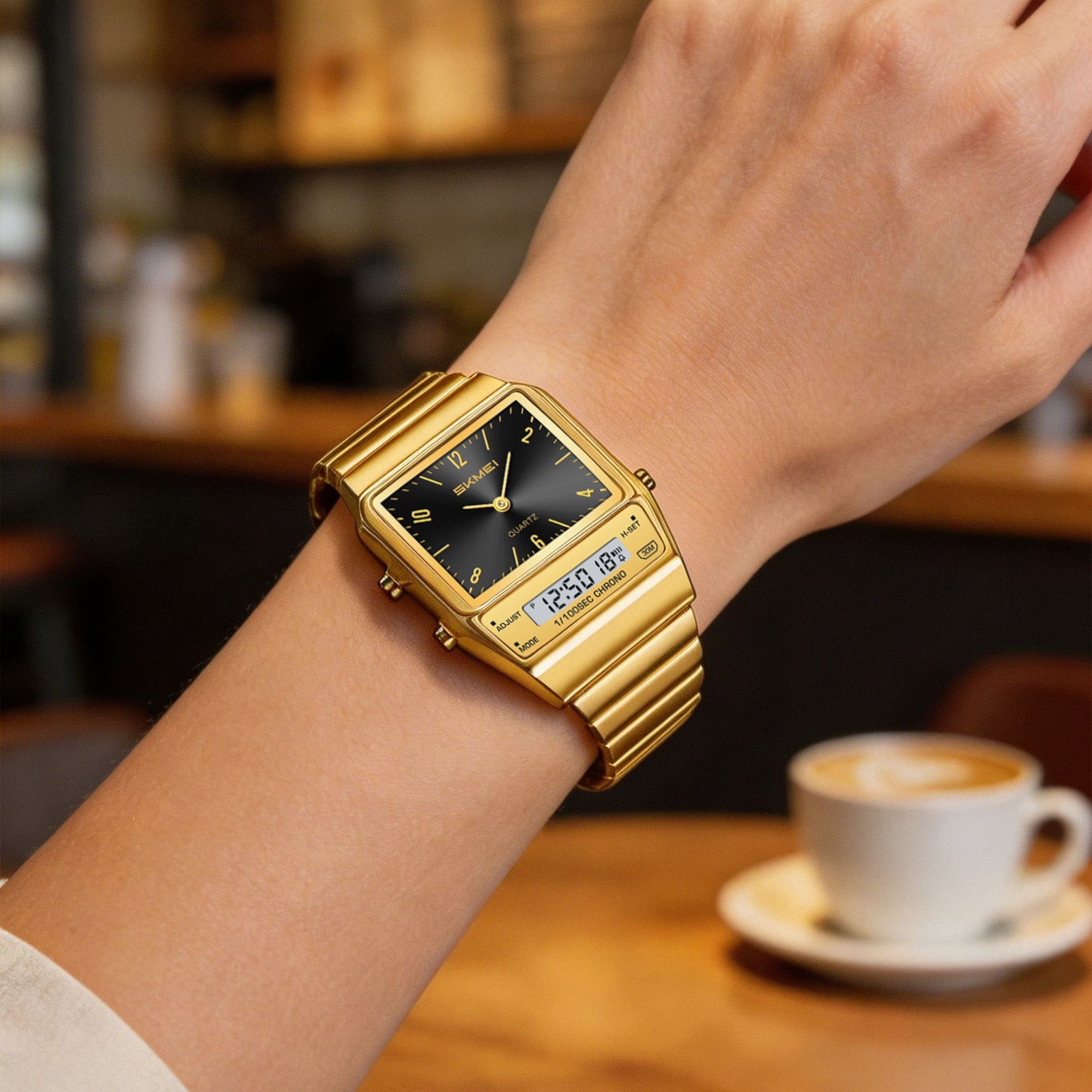 Amketima Vintage Digital Watch for Women,Fashion Multicolor Electronic ...