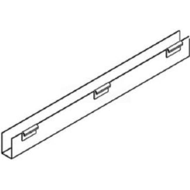 Amko Displays B1224186 0.125 x 36 in. Acrylic Clear Book Shelf for ...