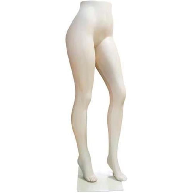 Amko Displays B1619951 Female Mannequin - Full Figure - Half Body - Legs to Left Side - Flesh ...