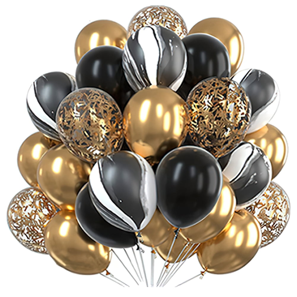 Amkui 30 Pcs Sequin Confetti Latex Party Balloons Set,12 inch Red ...