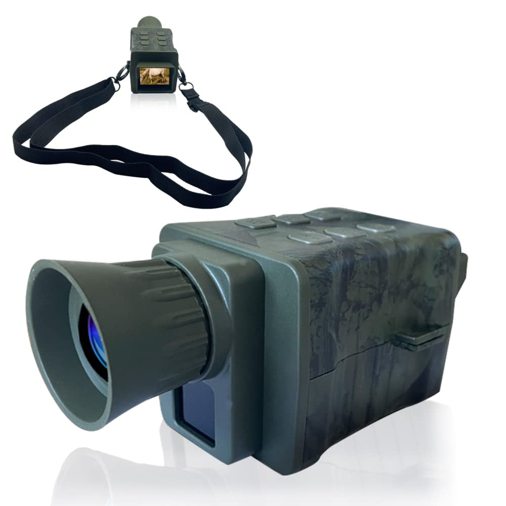 Amkui Digital Night Vision Monocular for Full Dark, 1088P HD Video 4K ...