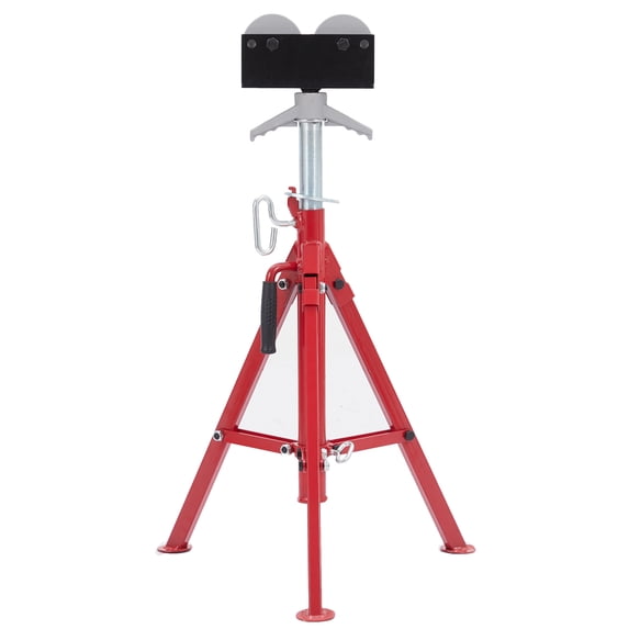Amkui Roller Head Pipe Stand 2500LBS, Pipe Jack Stands Adjustable ...