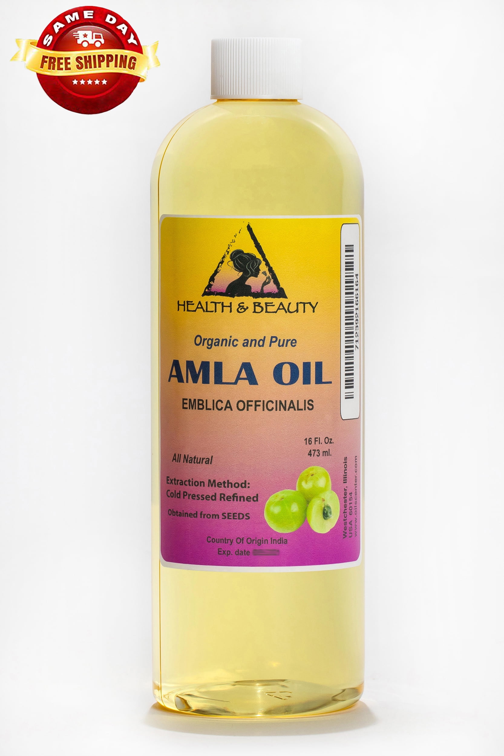 Amla / Gooseberry Seed Oil Refined Organic Cold Pressed Natural 100% ...