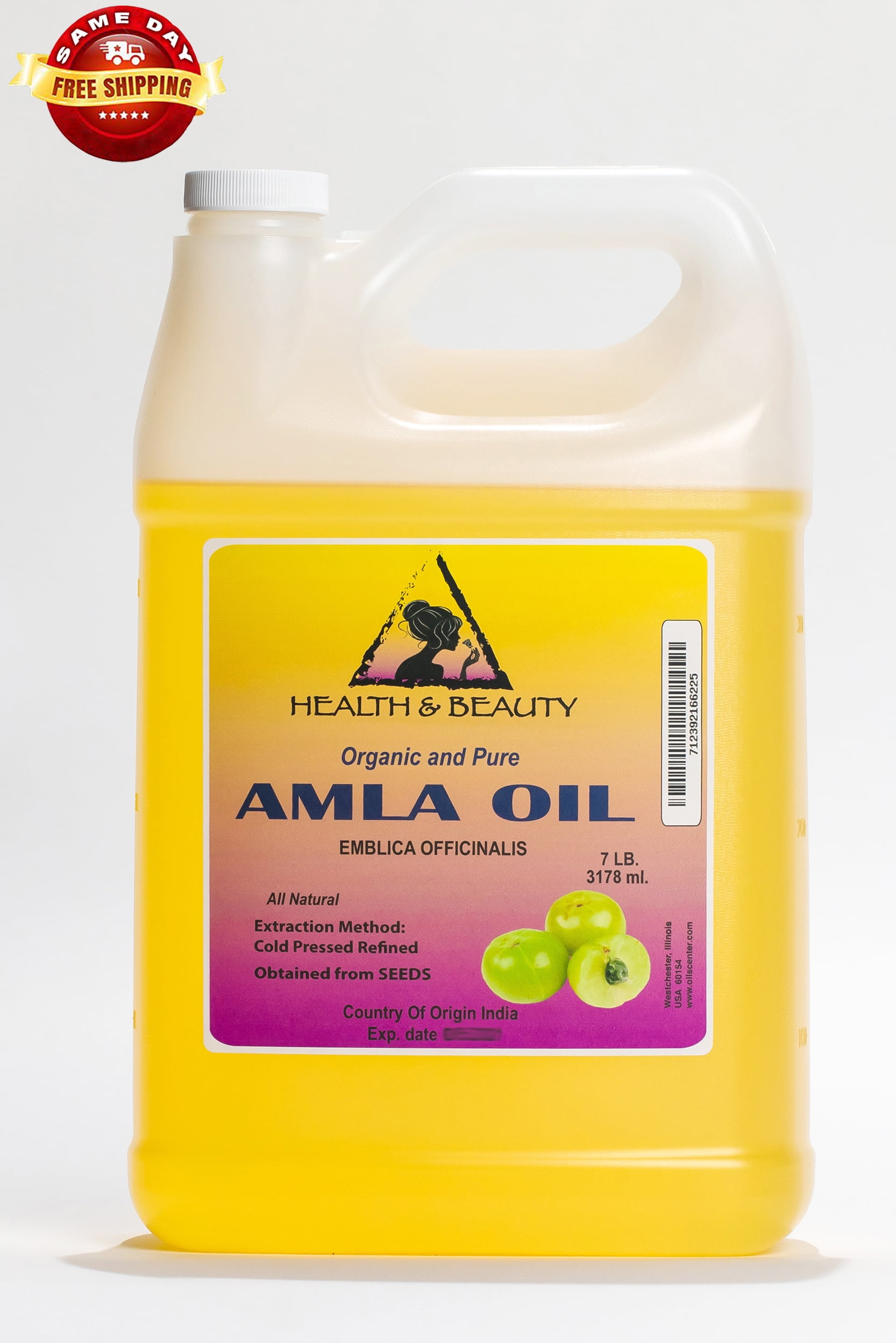 Amla / Gooseberry Seed Oil Refined Organic Cold Pressed Natural 100% ...